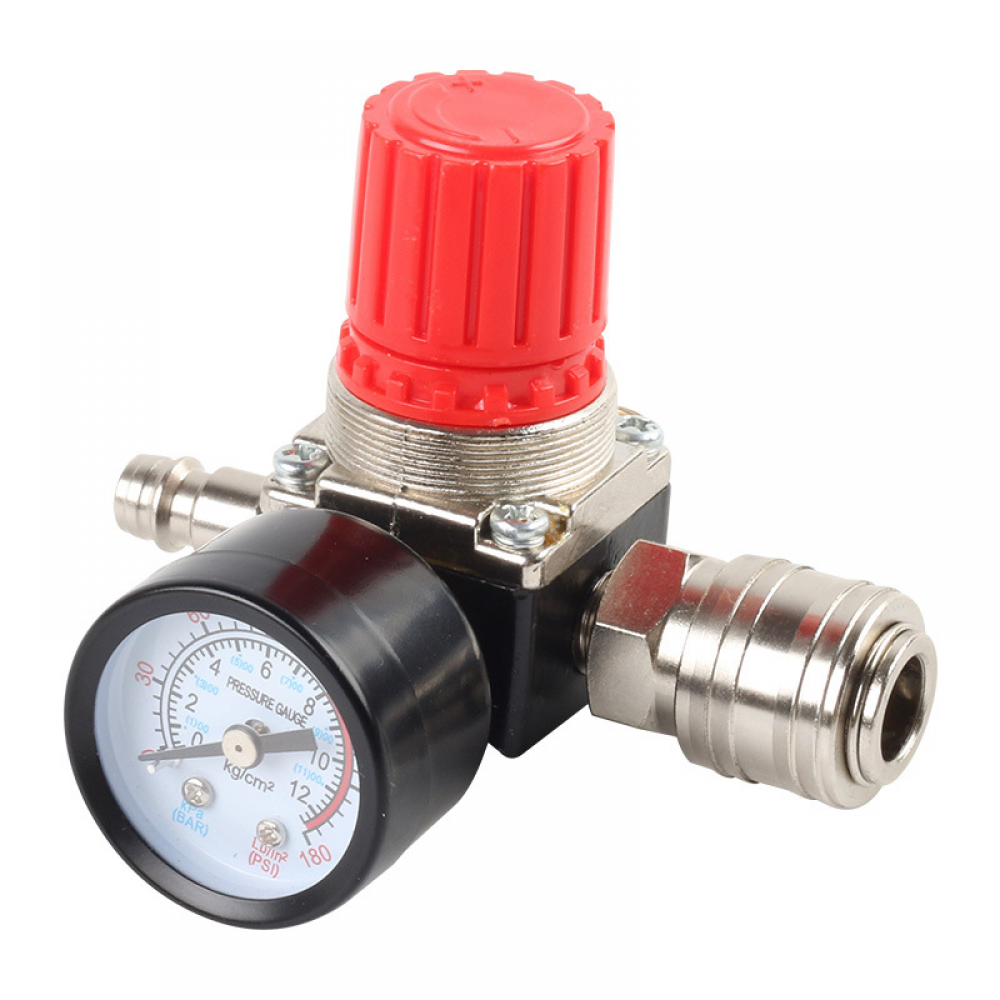 Válvula neumática reguladora de presión de aire 1/4, válvula reductora de presión neumática ...