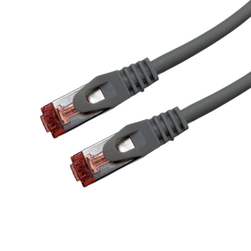 Cordon RJ45 UPTEC - CAT 6A SSTP Snagless - 2m - Gris | Leroy Merlin