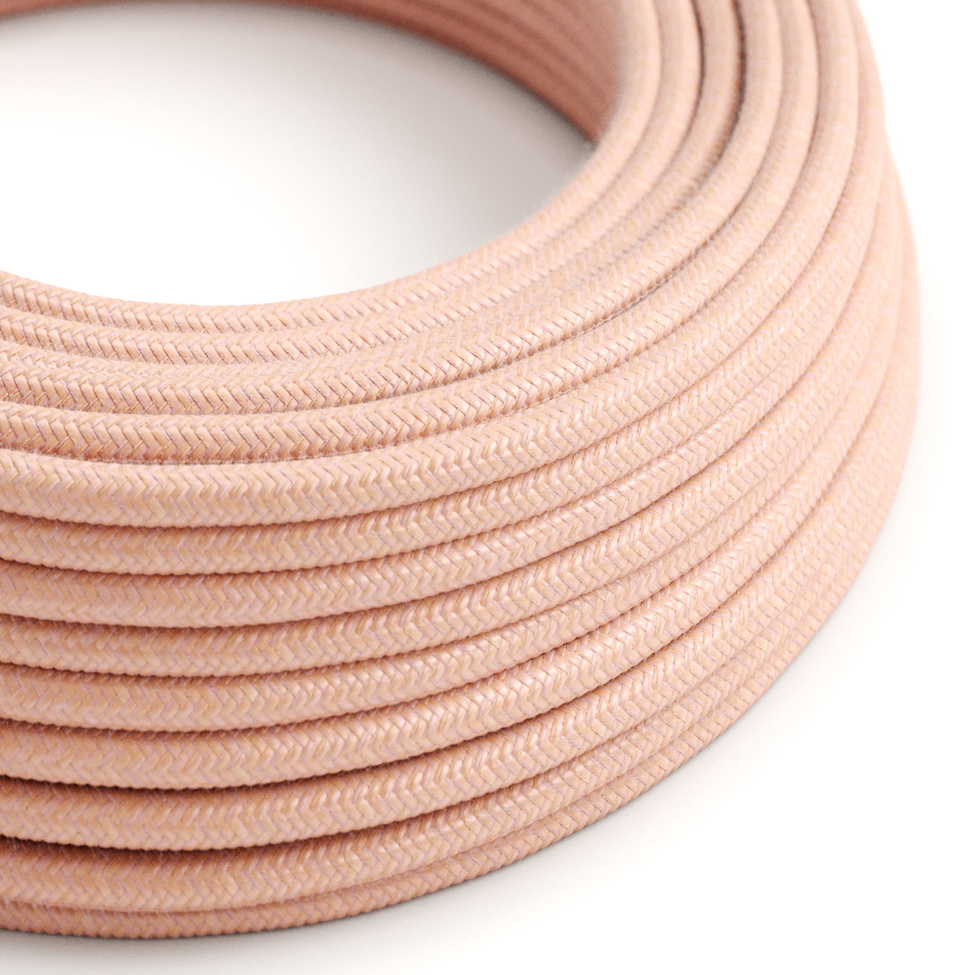Creative cables - Fil Électrique Rond Gaine De Tissu De Couleur Coton ...