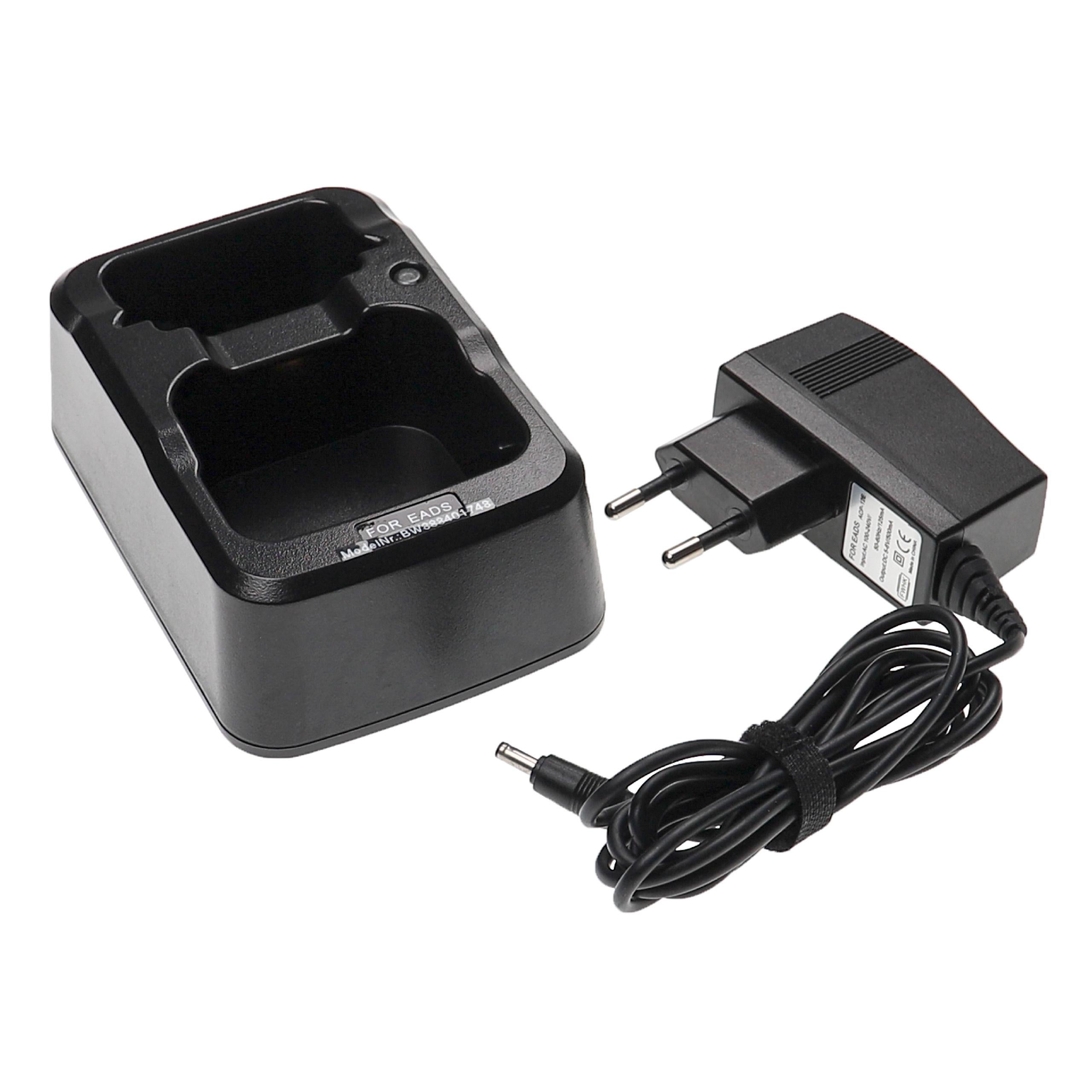 Vhbw Chargeur double compatible avec Airbus BLN-5i, BLN-6 batteries de ...