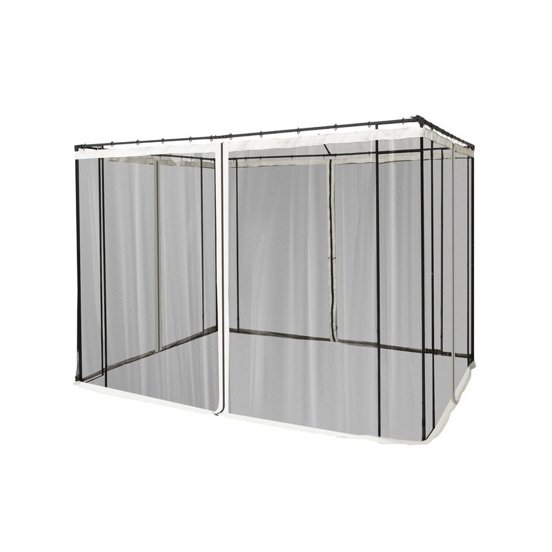 Lot de 4 moustiquaires zippées NOBEEZ pour barnum | Leroy Merlin