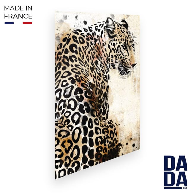 Affiche Léopard élégant 50x70cm Fabriqué En France Dada Art