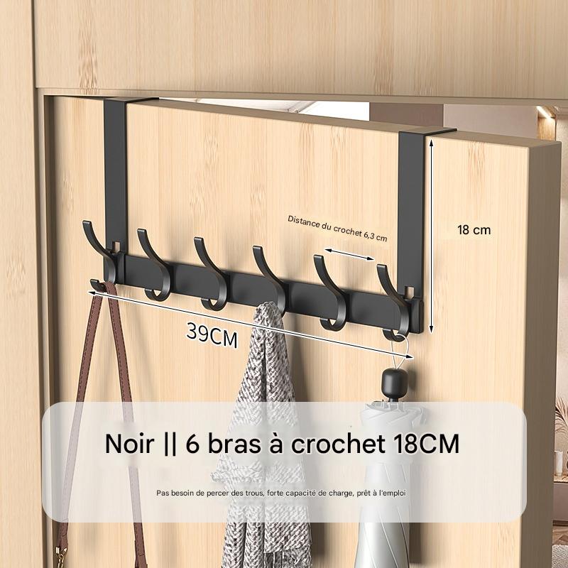 1 x Crochet de porte, crochet de porte universel peu encombrant, sans ...