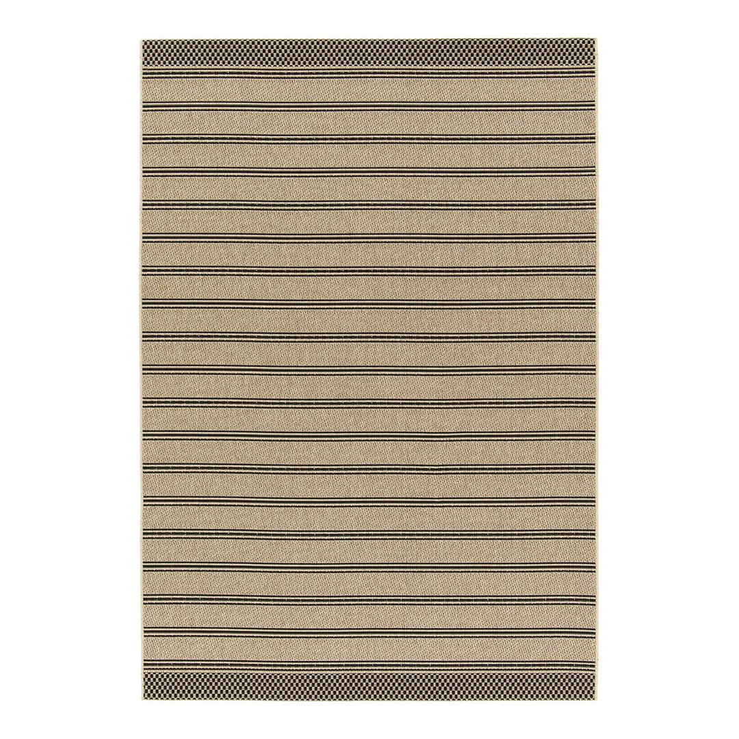 Tapis design en polypropylène Brun 160x230 ANGELA | Leroy Merlin