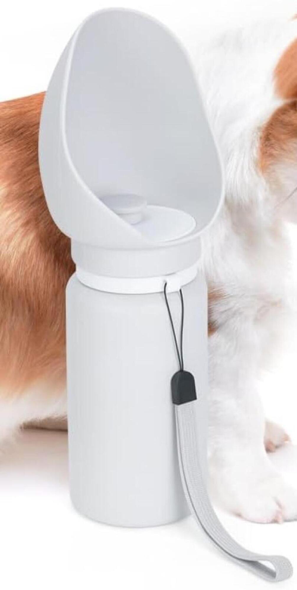 Botella de agua portátil para perros, capacidad de 500 ml, diseño de ...