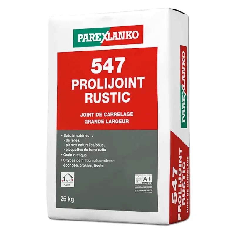 Joint traditionnel ton pierre - 547 Parexlanko - sac de 25 kg (vendu à ...