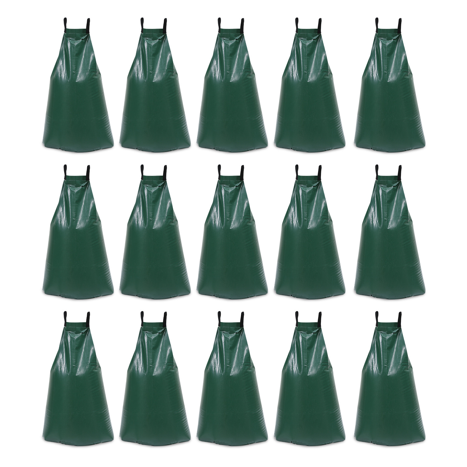 Paquete de 15 bolsas de riego para árboles de 75L, riego por goteo de 6 ...
