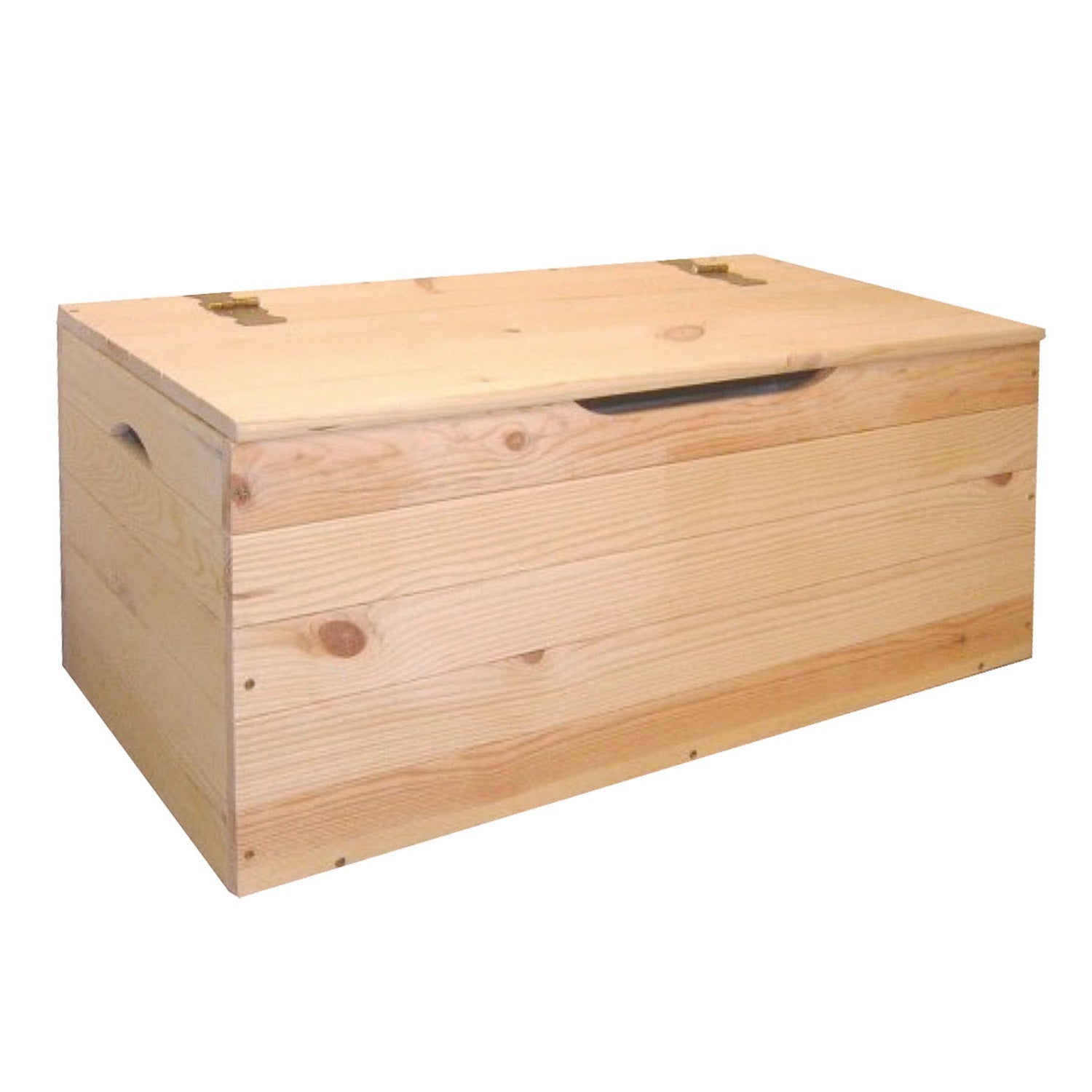 Baúl de madera maciza Alberiamo para todo - Tamaño maxi 100x40xH50 cm ...