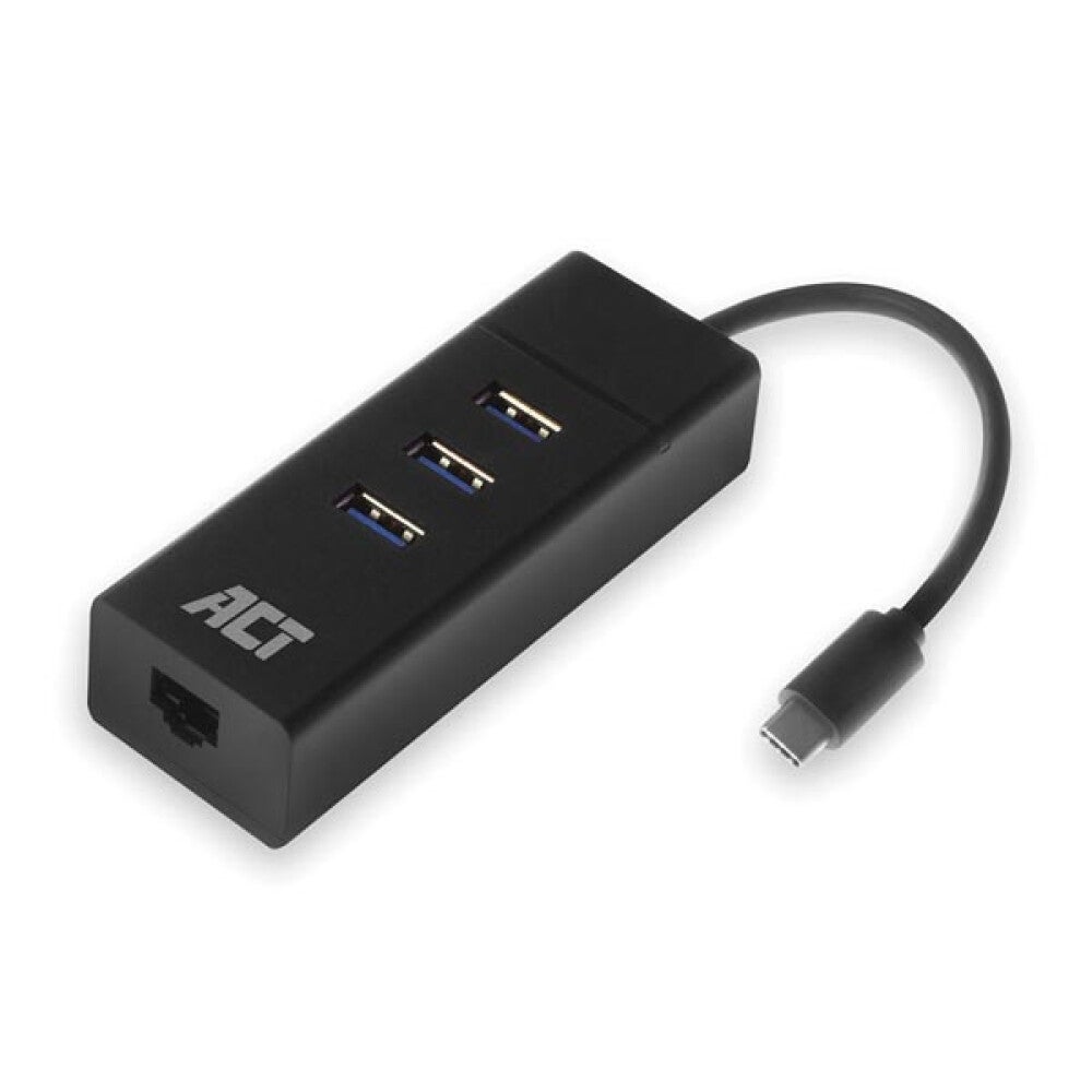 Hub 3 ports USB-C 3.2 Gen1 avec port réseau Gigabit. | Leroy Merlin