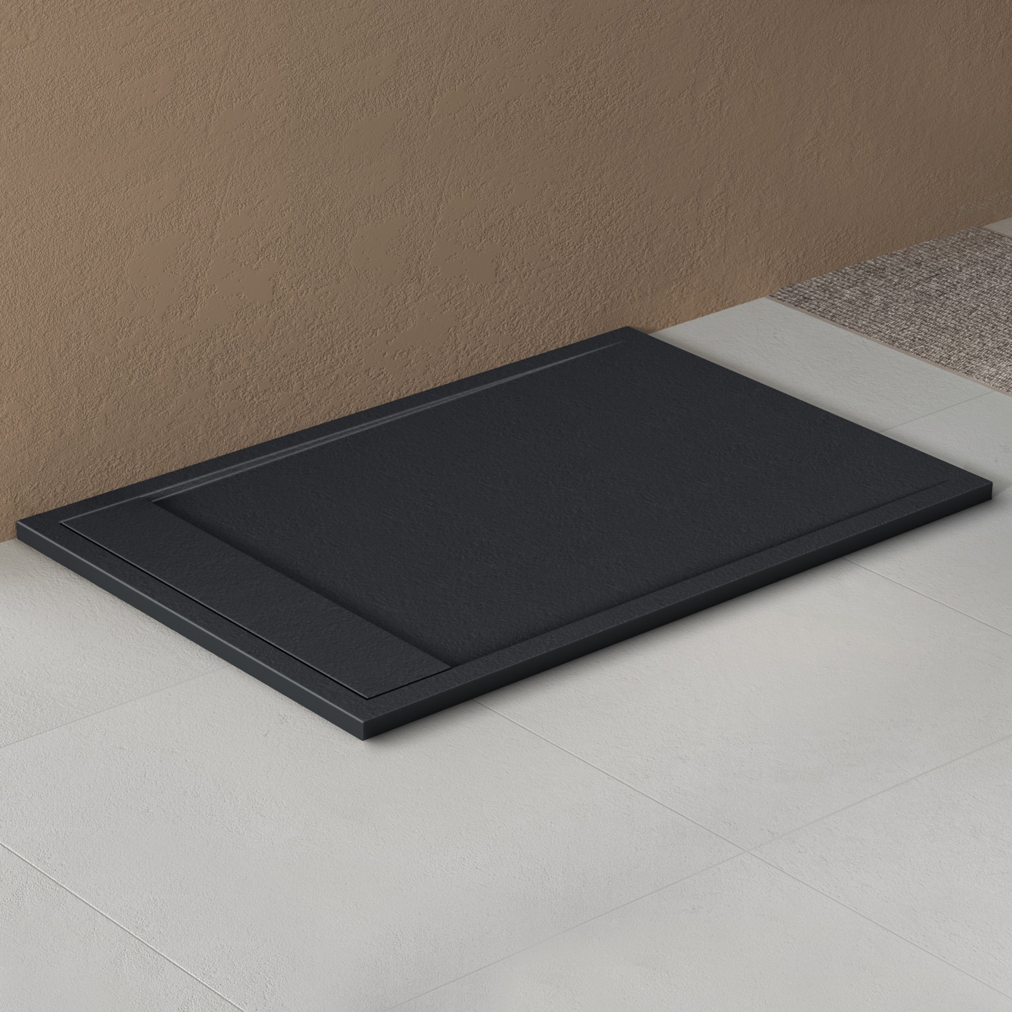 Doporro Receveur de Douche Design Ultra Plat à Douche Rectangulaire en ...