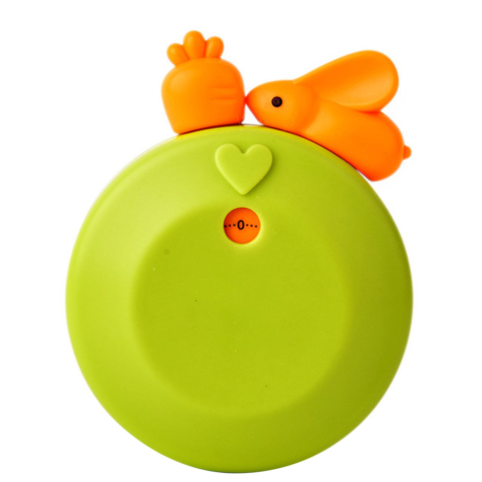 Temporizador de cocina mecánico verde con diseño de dibujos animados y ...