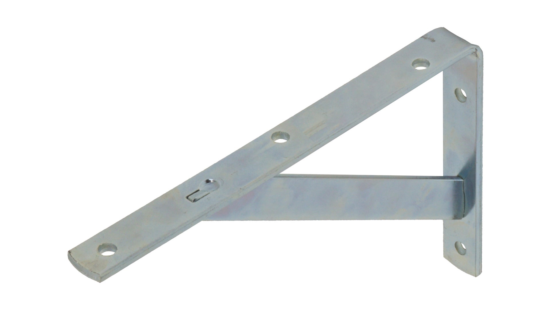 Wovar Équerre de bâtiment galvanisée 150 x 250 mm - Avec écharpe ...