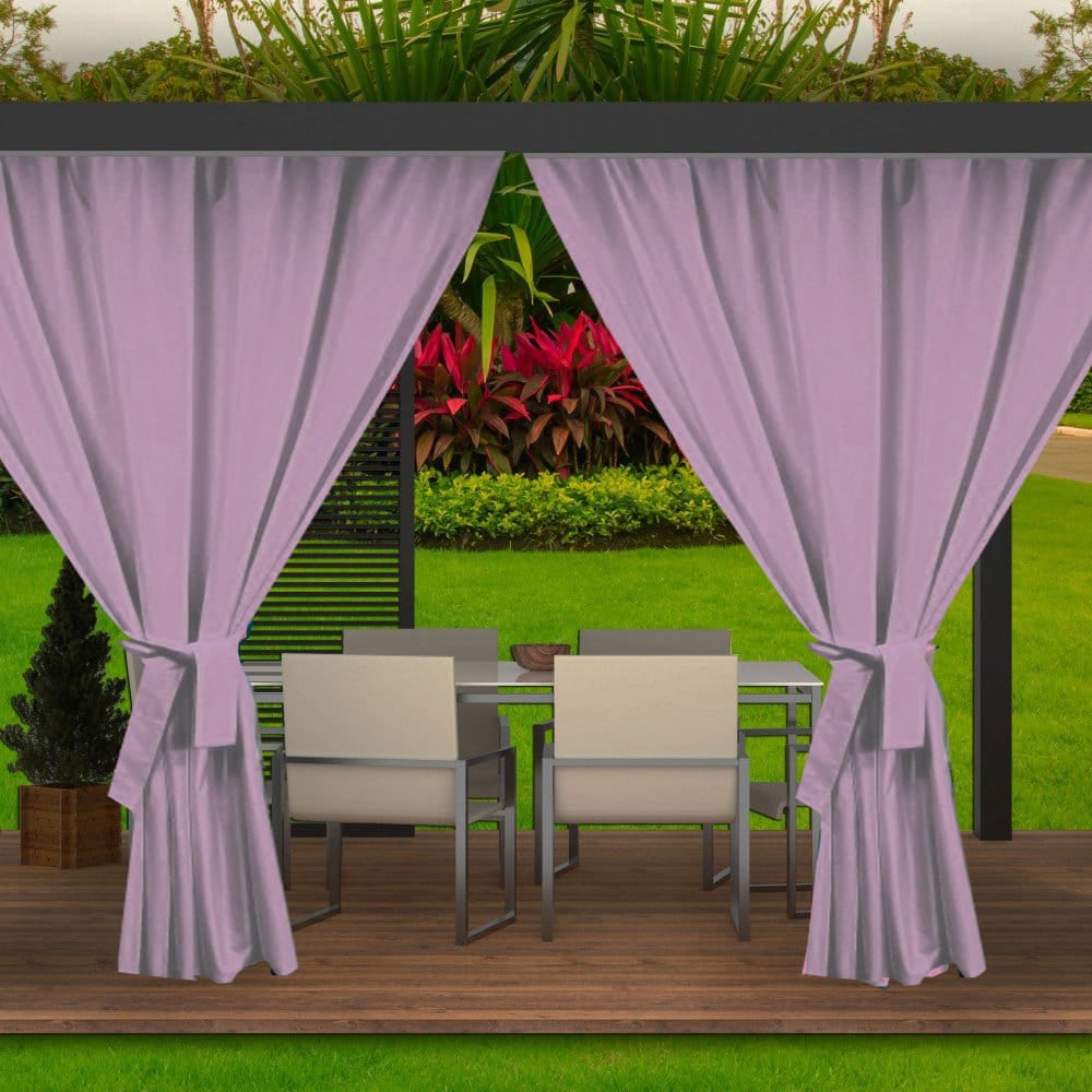 Rideaux D'extérieur 2x 155x200cm, Rideaux D'extérieur Violet, Rideau ...