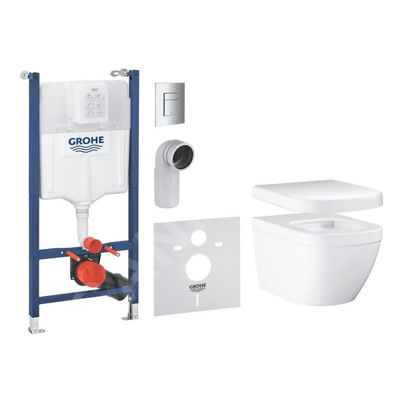 Grohe Solido - Set de bâti-support avec accessoires, cuvette Euro ...
