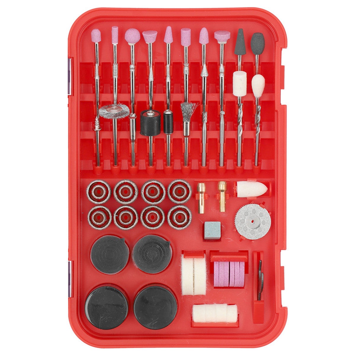 ENSEMBLE D'ACCESSOIRES POUR OUTILS ROTATIFS TYPE PROXXON, DREMEL, ETC ...
