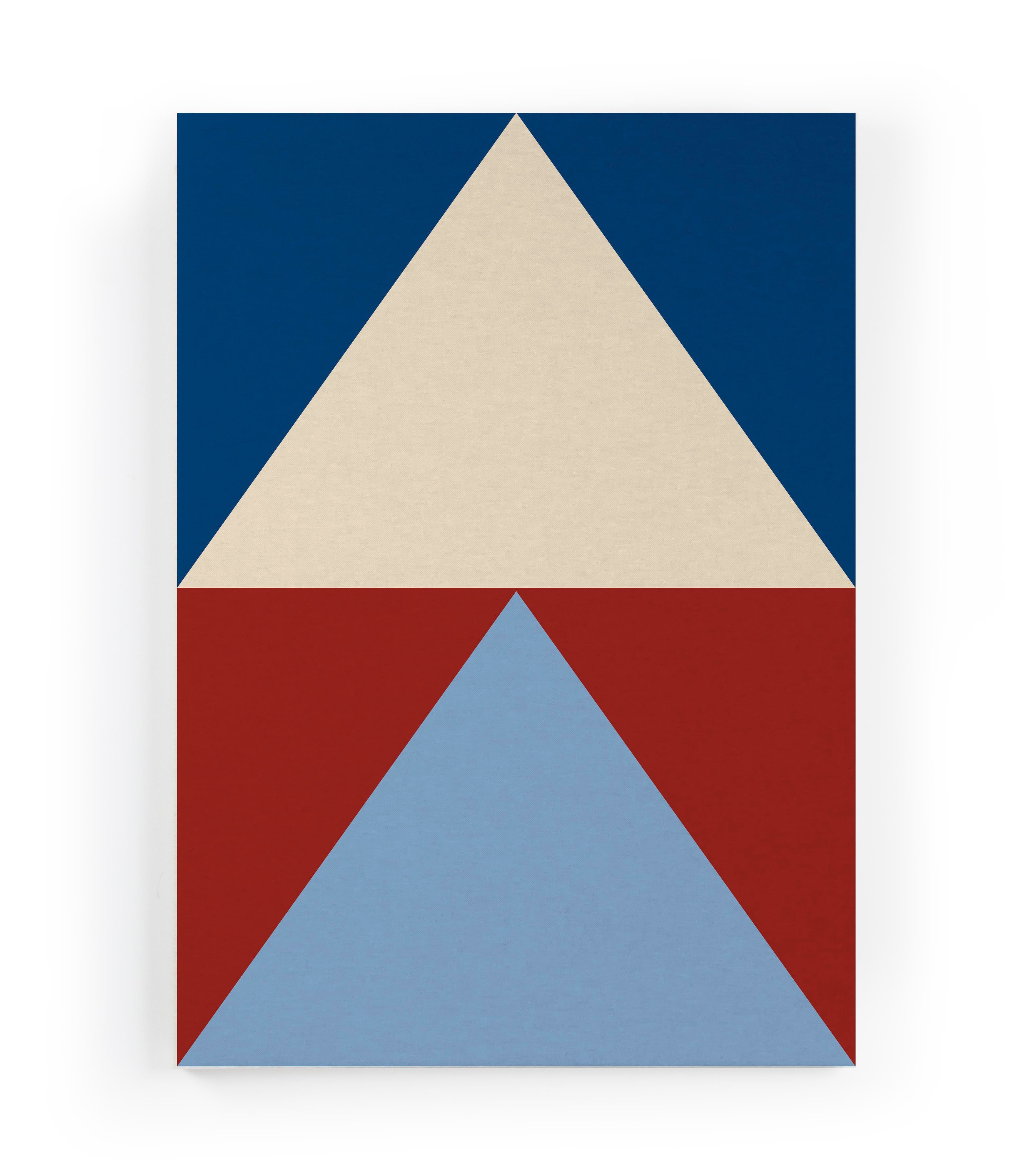 Peinture sur toile canvas tableau 60x40 imprimé HD Triangles | Leroy Merlin