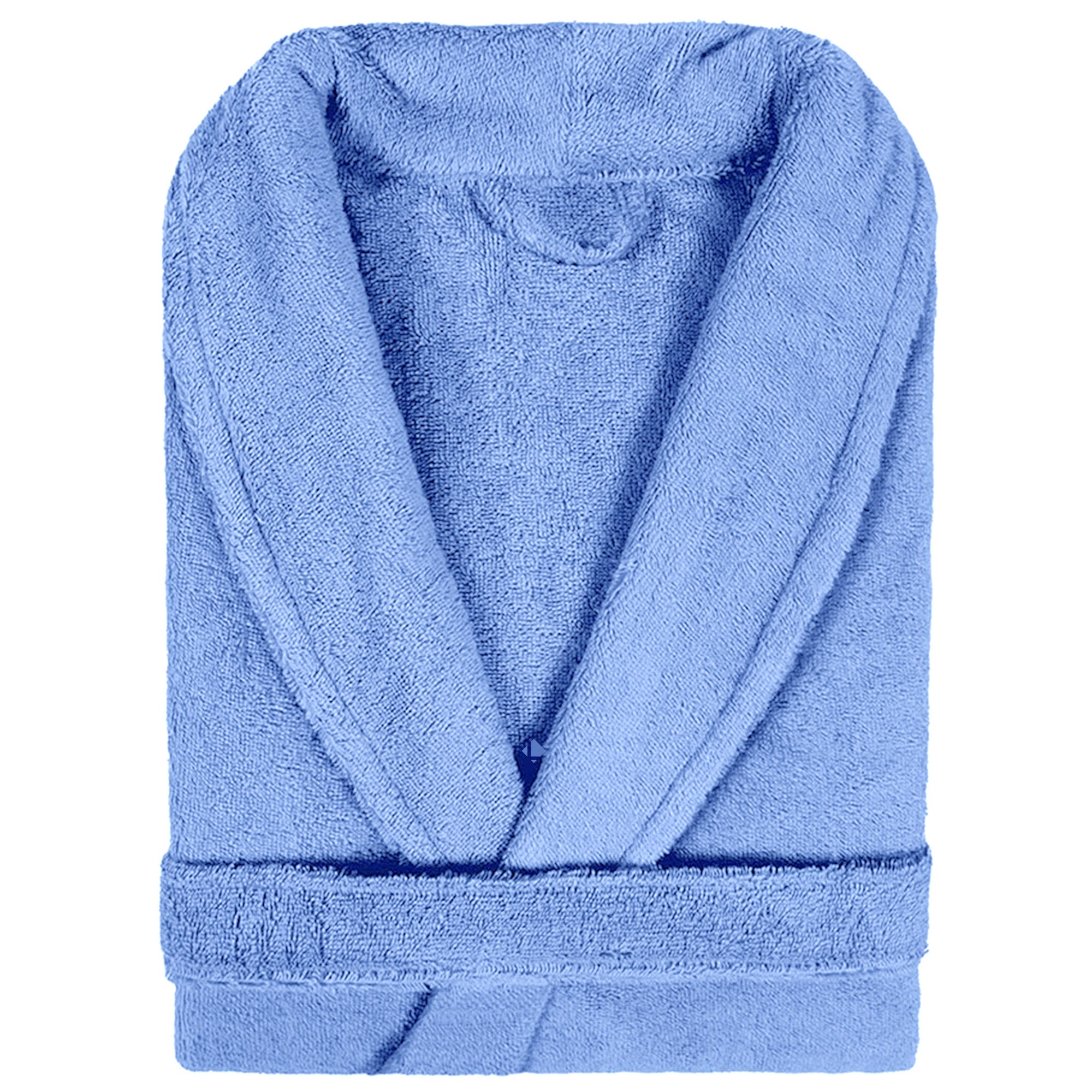 Peignoir col châle adulte PURE coton L bleu mer | Leroy Merlin