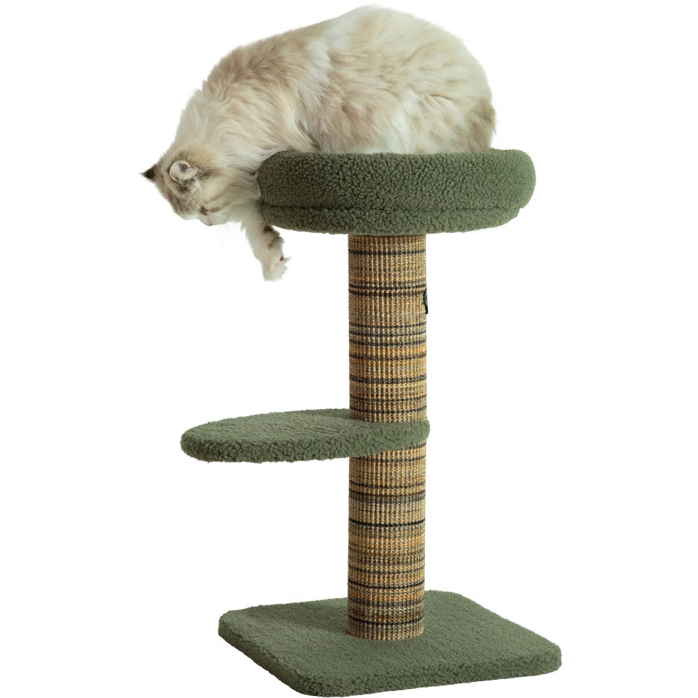 Arbre à chat Boréal 70 cm vert pour chat | Leroy Merlin