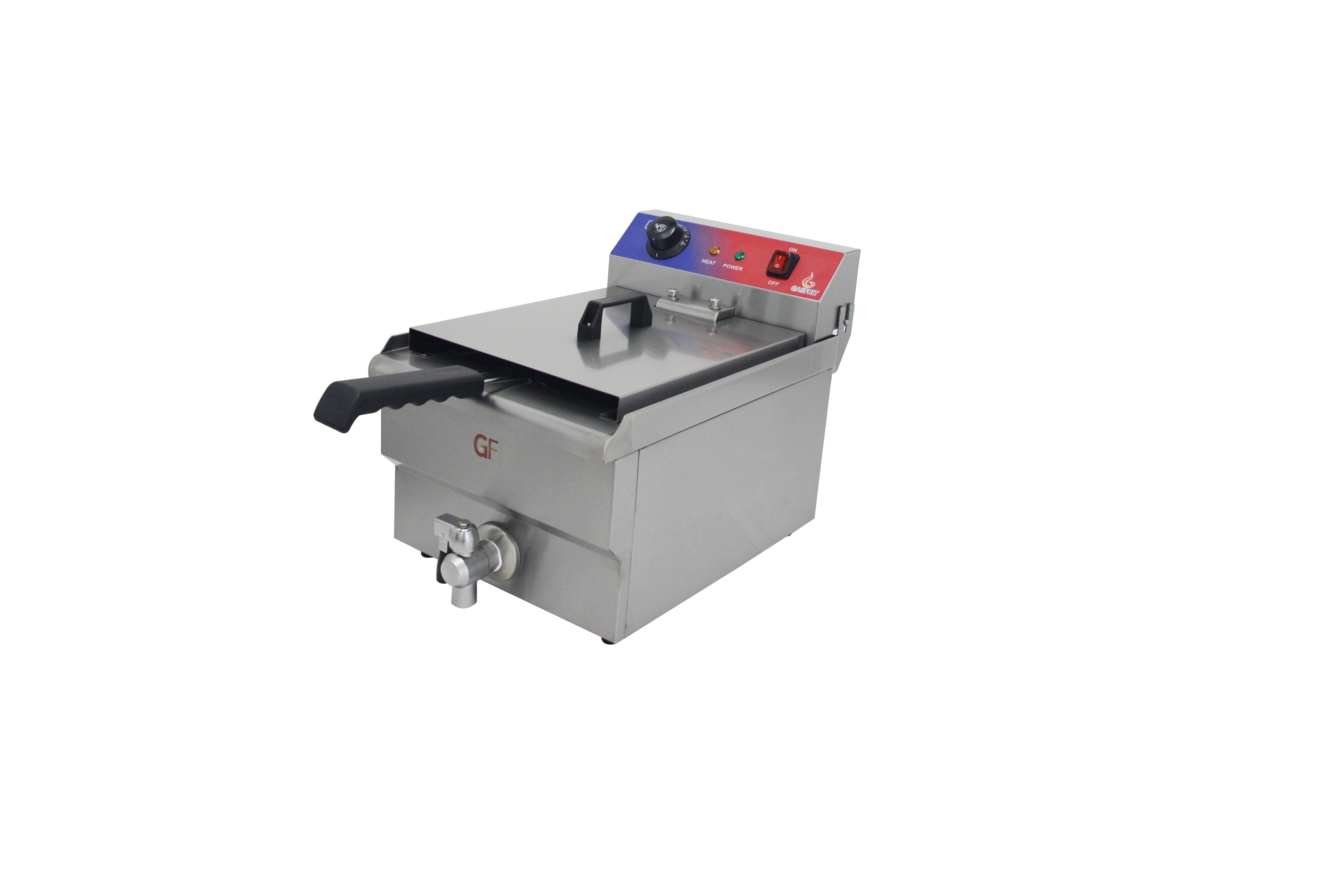 Gasfrit - Friteuse électrique 1 cuve de 10 litres avec robinet ...