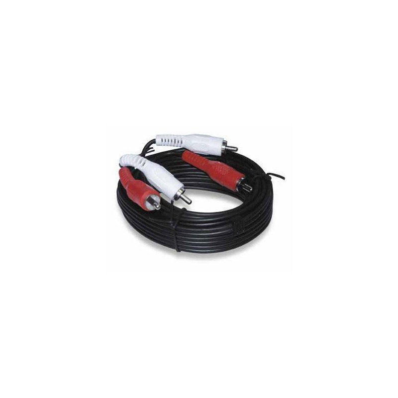 Cordons audio rca 2m/2m 2.5m longueur 2.5m -2 rca m/2 rca m Itc 301580 ...