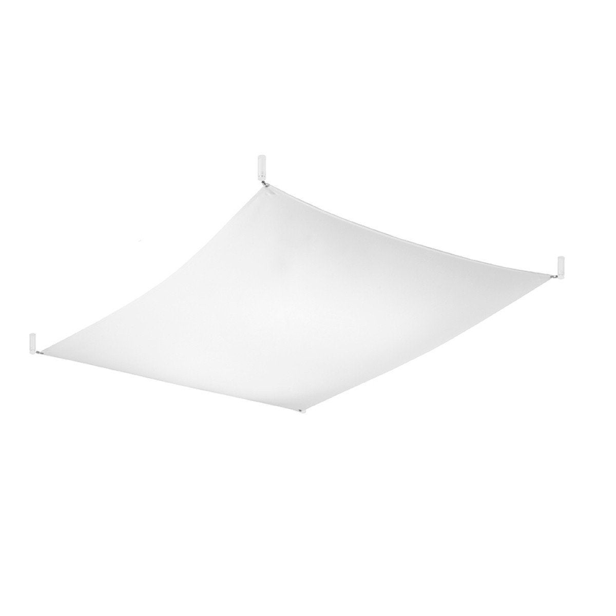 Plafonnier LUNARA Blanc avec Éclairage LED Intégré 3000K, Lumière ...