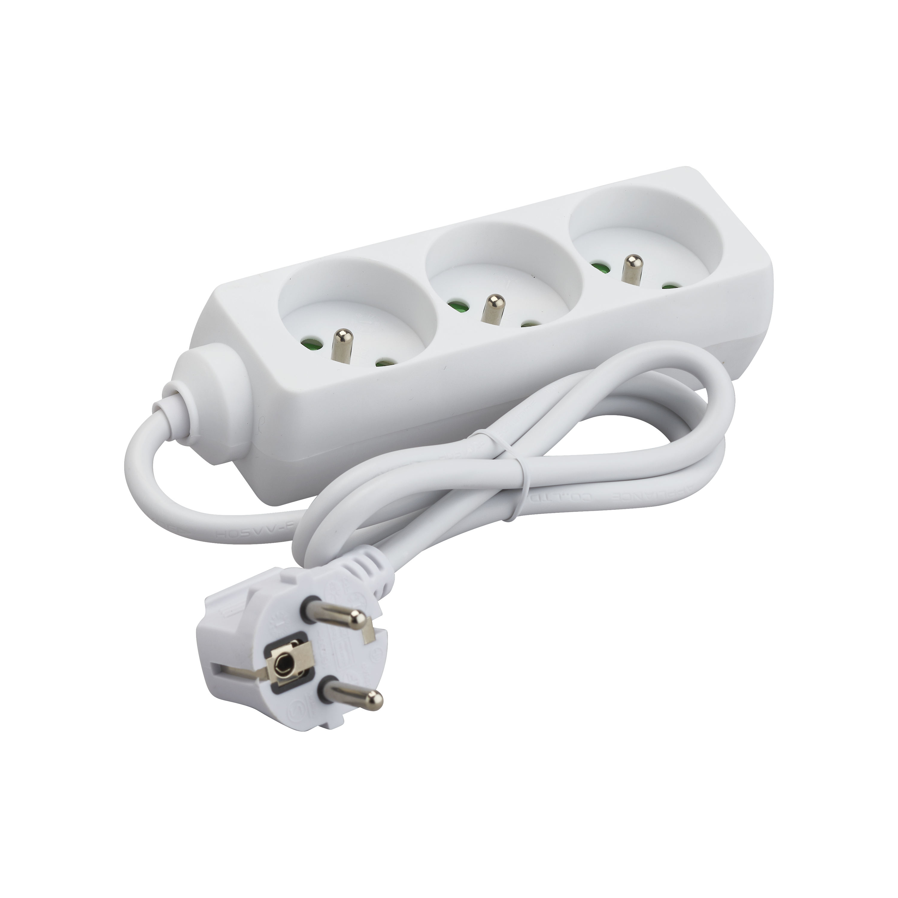 BLOC 3 PRISES 2P+T 16A 1M BLANC | Bricoman