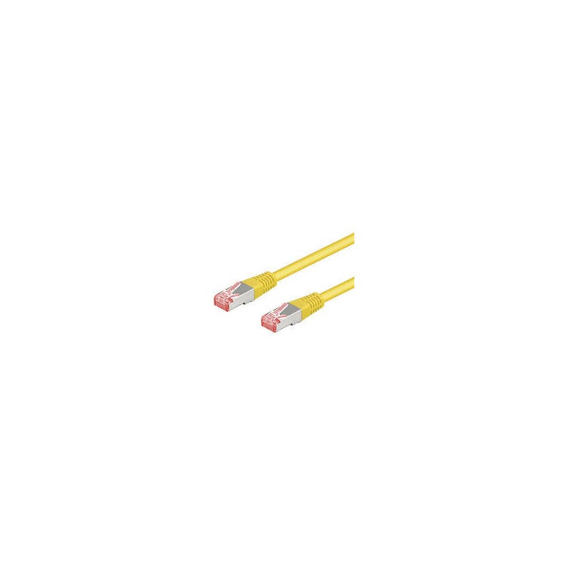 C ble r seau Goobay cat 6-050 sftp pimf jaune 0,5m en vrac | Leroy Merlin