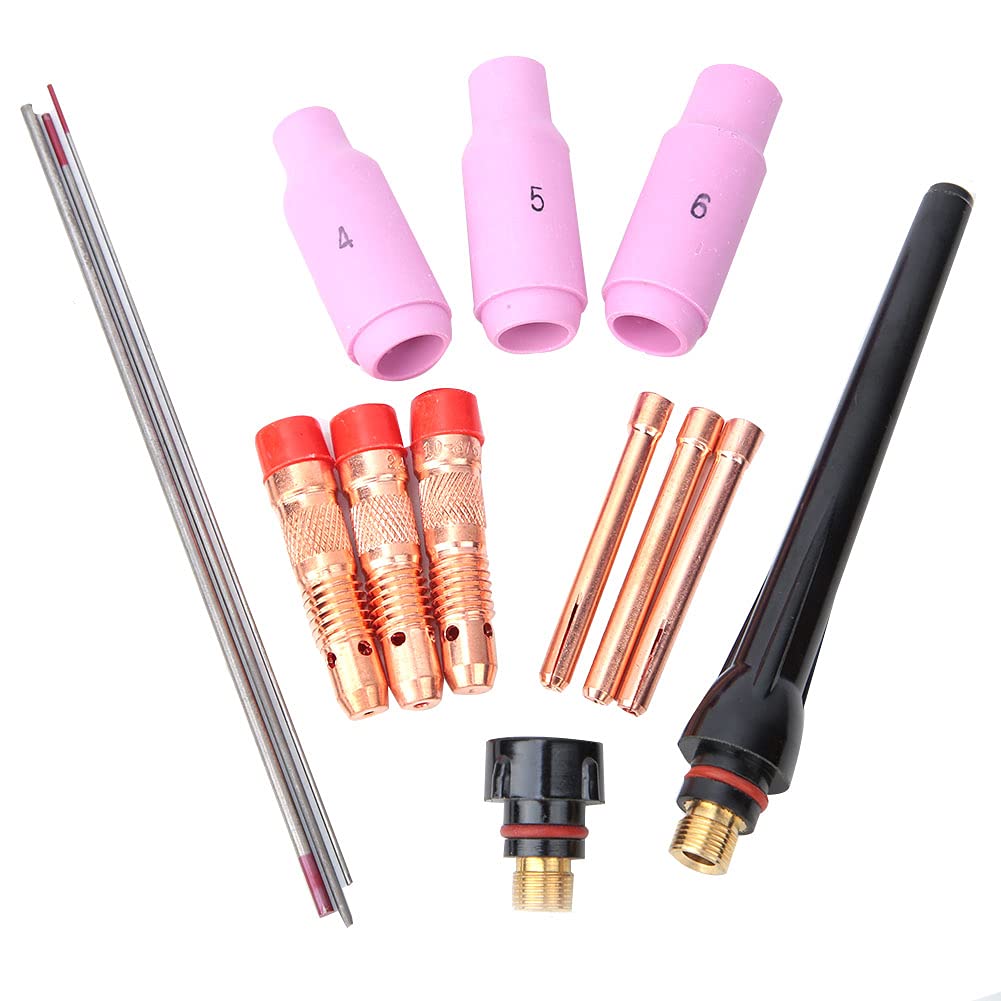 Kit de soudage TIG 14 pièces AK2 Collet Cup Cap Tungstène 040in~3/32in ...