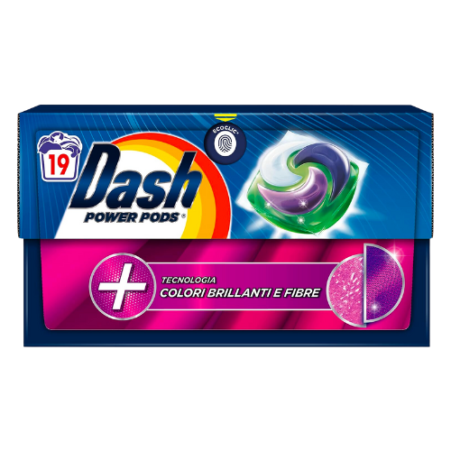 Dash Lavadora Ecodosi 19 Piezas Power Color & Fi Made In Italy | Leroy ...