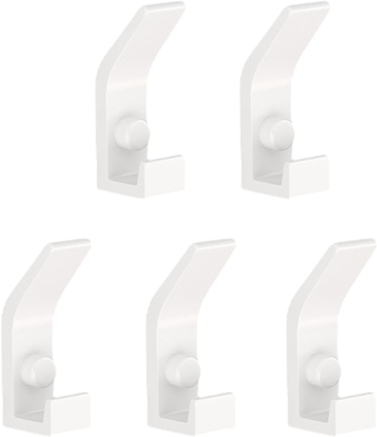 Crochets Muraux Robustes, 5 Pièces Pateres en Métal Avec Vis, Crochet ...