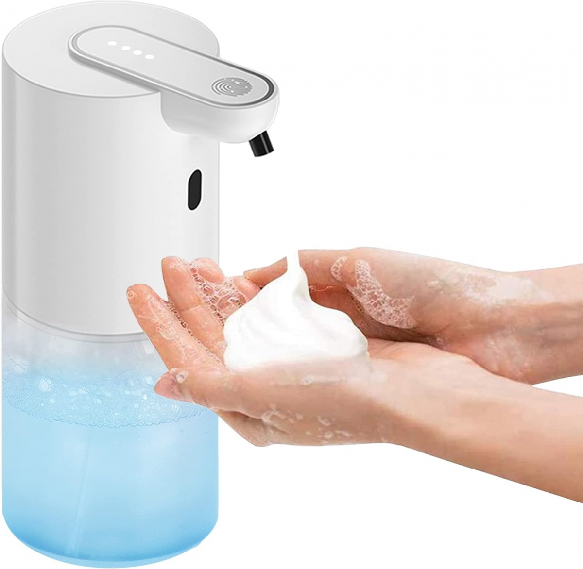 Dispensador automático de jabón, dispensador de jabón en espuma 400 ml ...