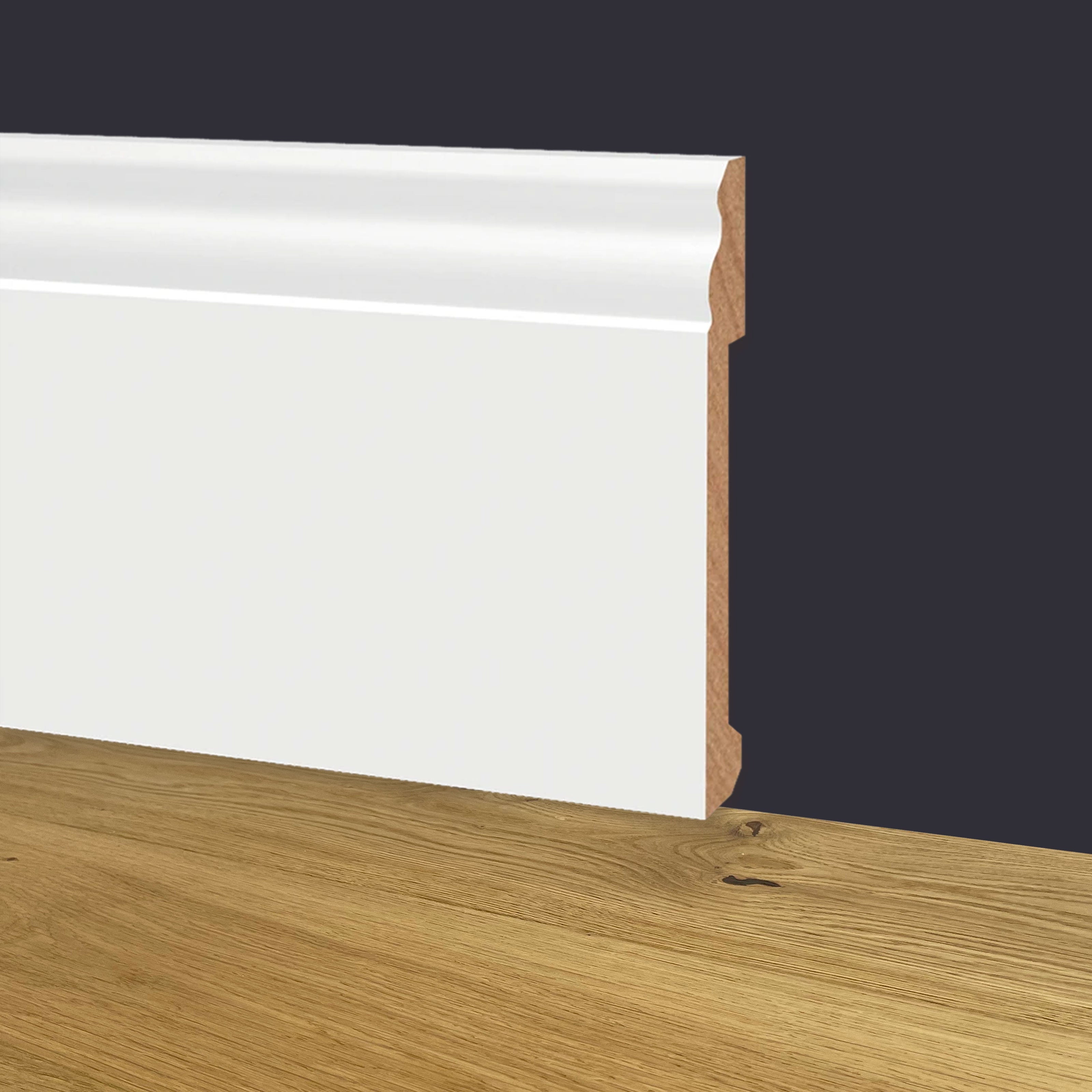 Plinthe DUCALE en EqualWood HI-TEC POLYMERS 170x14 - BLANC 1 pièce ...