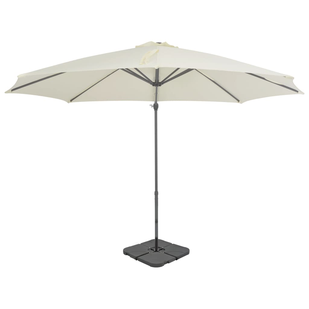 Parasol avec base portable | Parasol de jardin Sable CFW51738 | Leroy ...