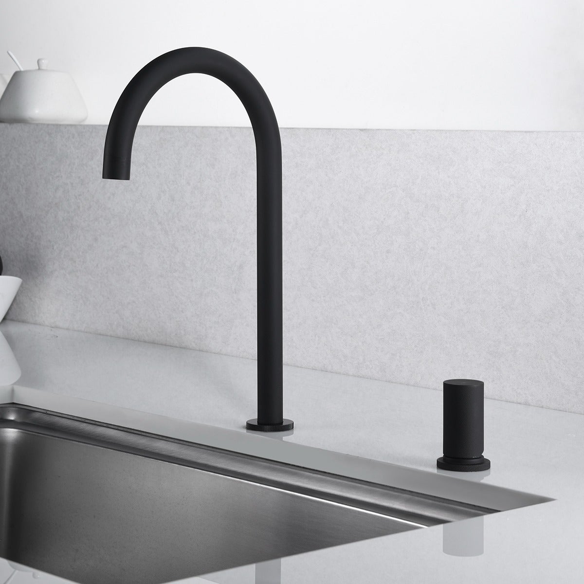 IMEX - High Kitchen Faucet | Single Lever Sinker Mixer Tap | Kitchen ...