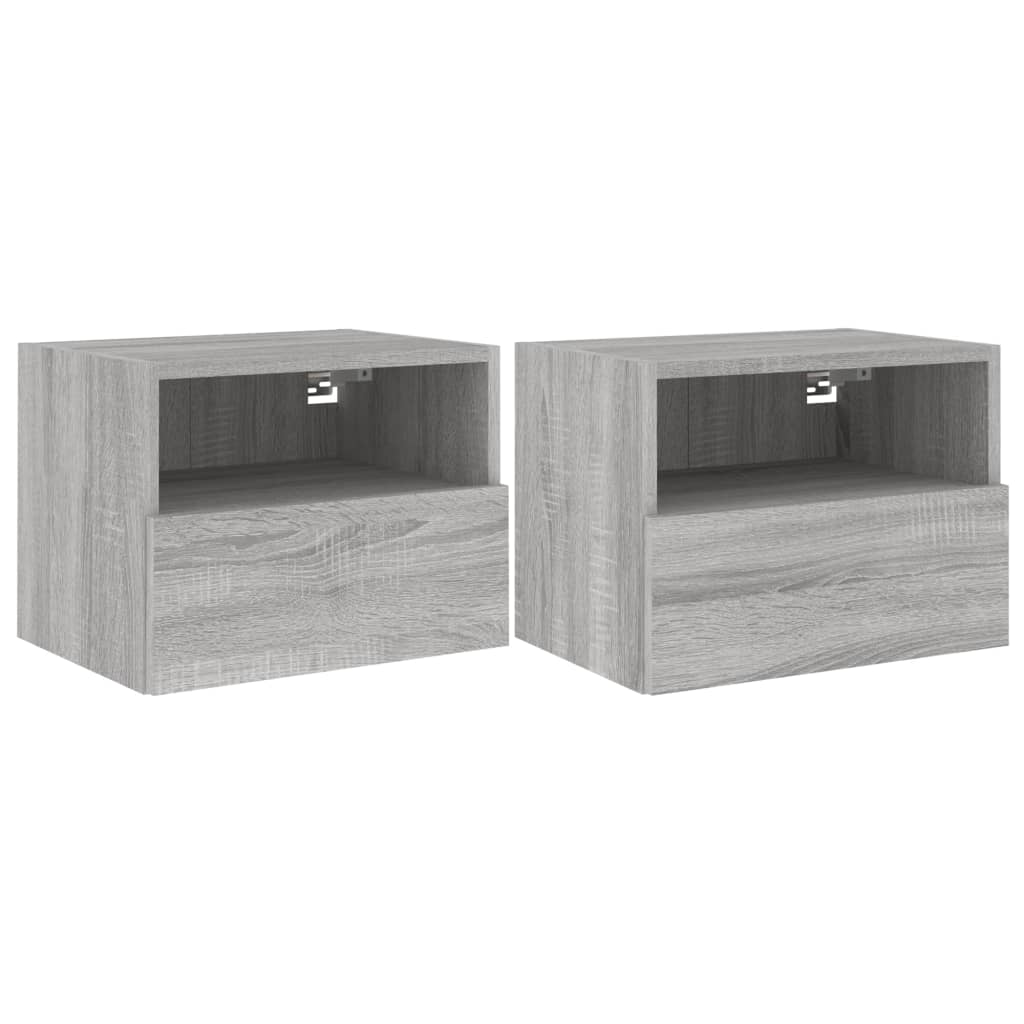 Meubles muraux TV 2 pcs bois gris Sonoma 40x30x30 cm - COMFORTXL ...