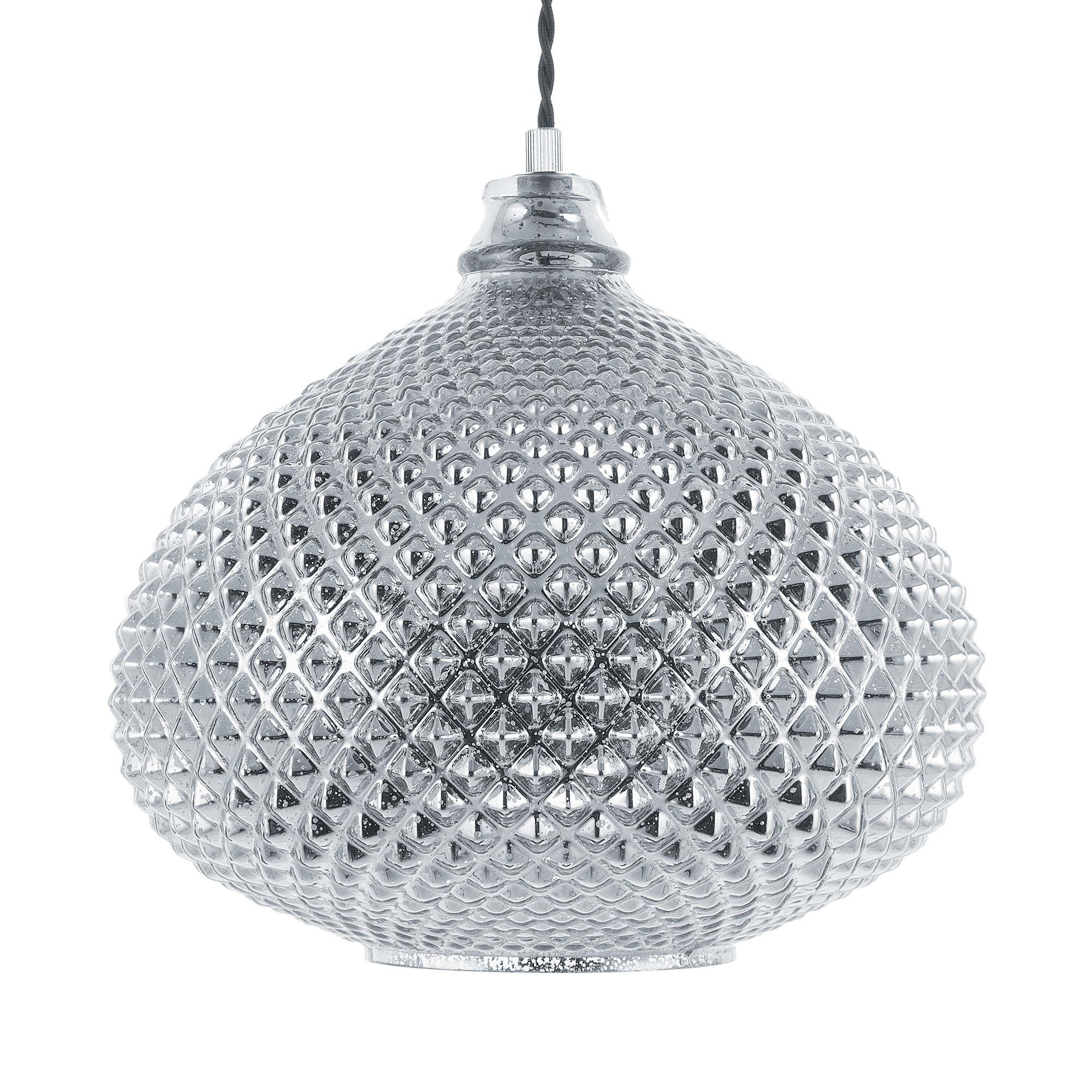Beliani Lampe suspension argentée MADON | Leroy Merlin