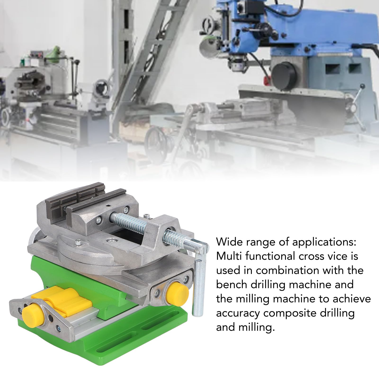 Mini étau composé XY pour fraisage avec plage de serrage de haute ...