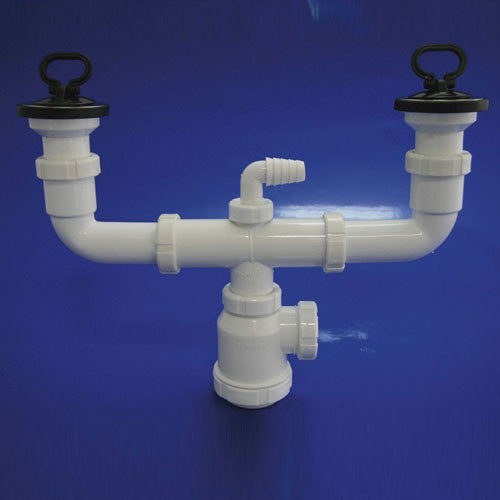 Siphon double bonde extensible T-44 1 1/2 à Ë 70 | Leroy Merlin