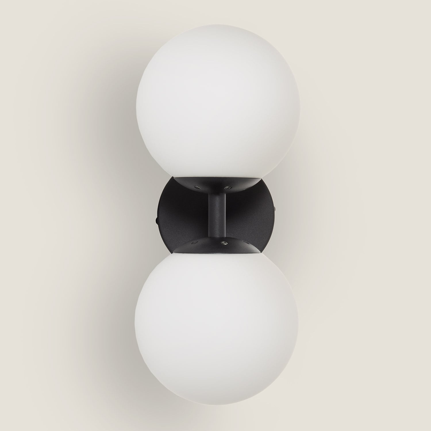 Lampada da Parete Balts Duplo , Nero, Vetro,Ferro Fer,Verre | Leroy Merlin