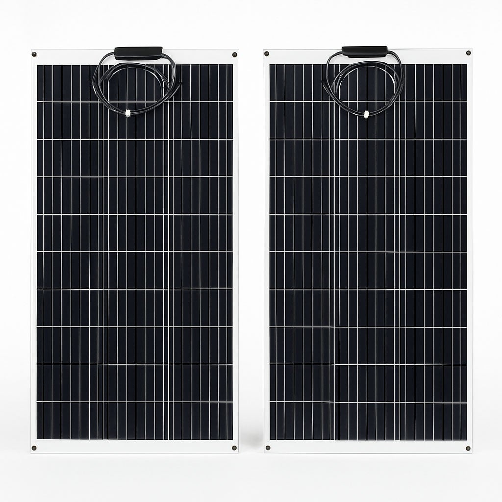 Pack 2 Paneles Solares Flexibles Monocristalinos PERC de 200W 12V ...