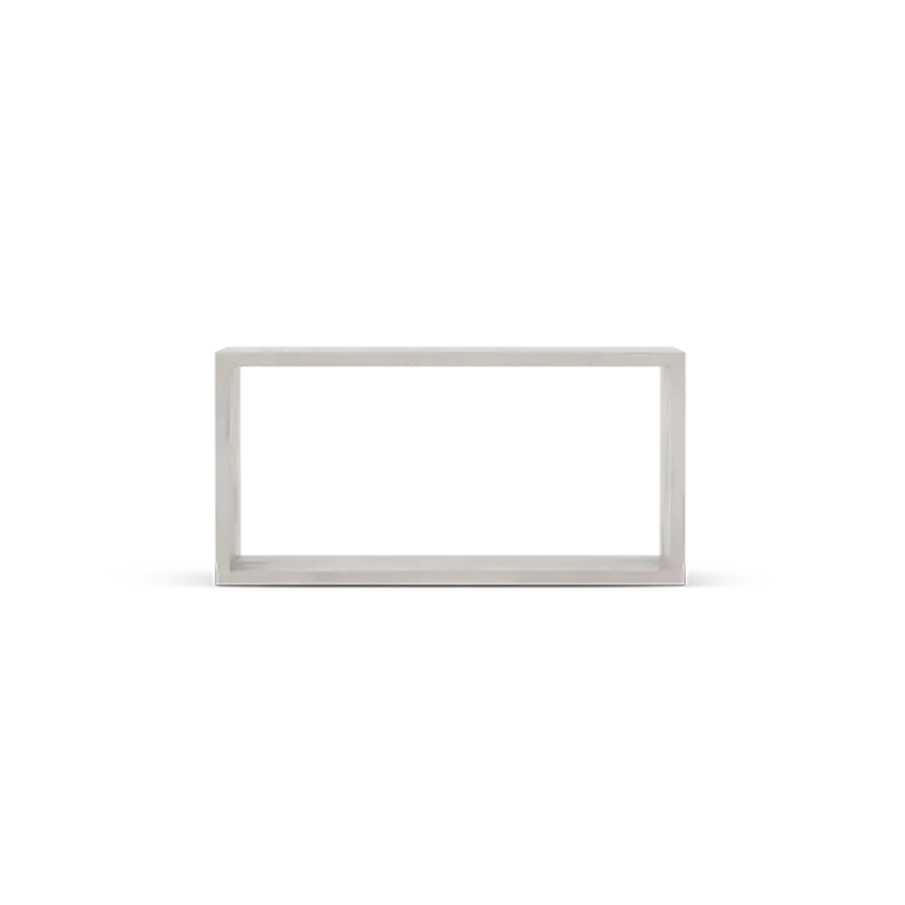 Module de rangement rectangle en béton gris - 74,5x37cm | Leroy Merlin