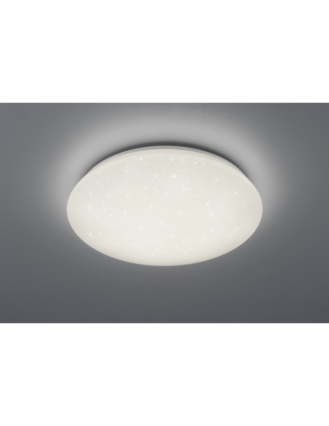 Plafonnier Led Moderne Effet Ciel Etoilé Hikari Blanc Ø74 cm Trio ...