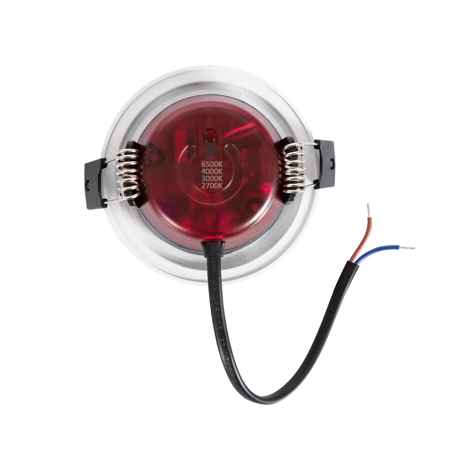 Downlight LED 8W Circular CCT Seleccionable Regulable Baño IP65 Corte Ø ...