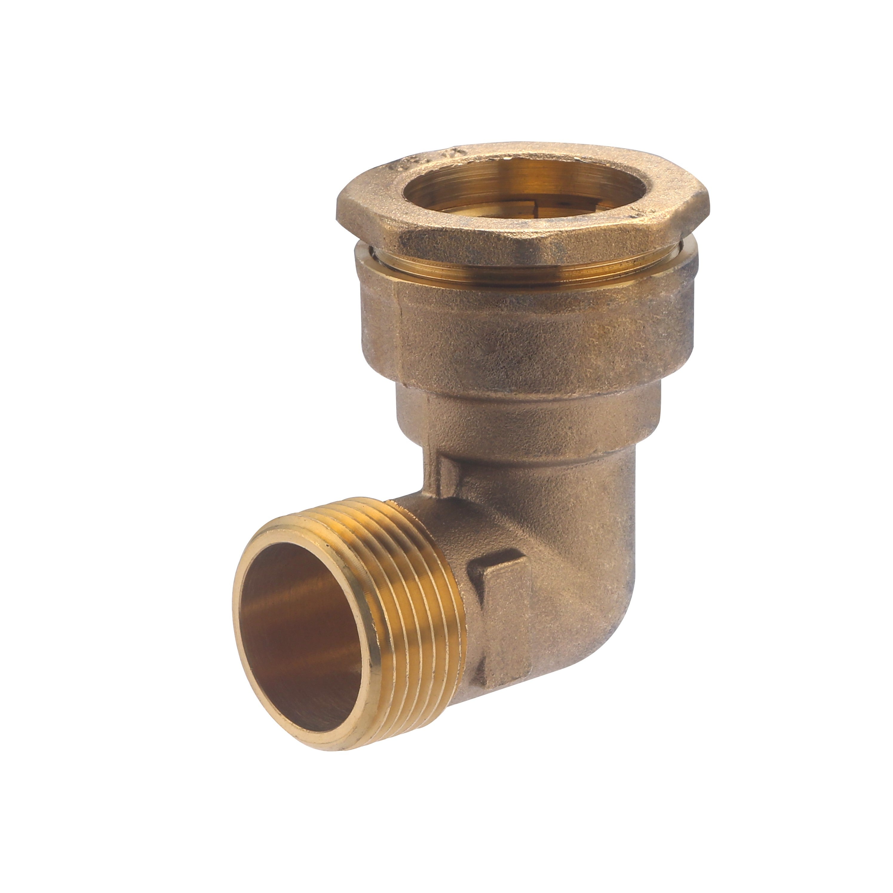 Conector PE Latón Codo Ø32 - Macho 1' QUICK PLOMBERIE | Leroy Merlin