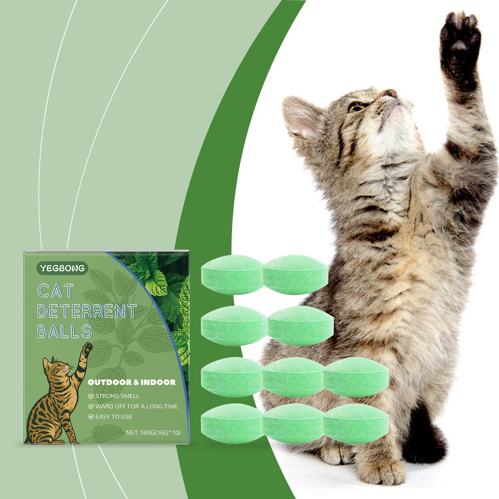 MINICLOSS pratique répulsif pour chats - répulsif * 10, sac en filet ...