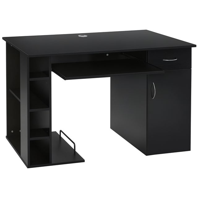 Bureau noir pour ordinateur au meilleur prix | Leroy Merlin