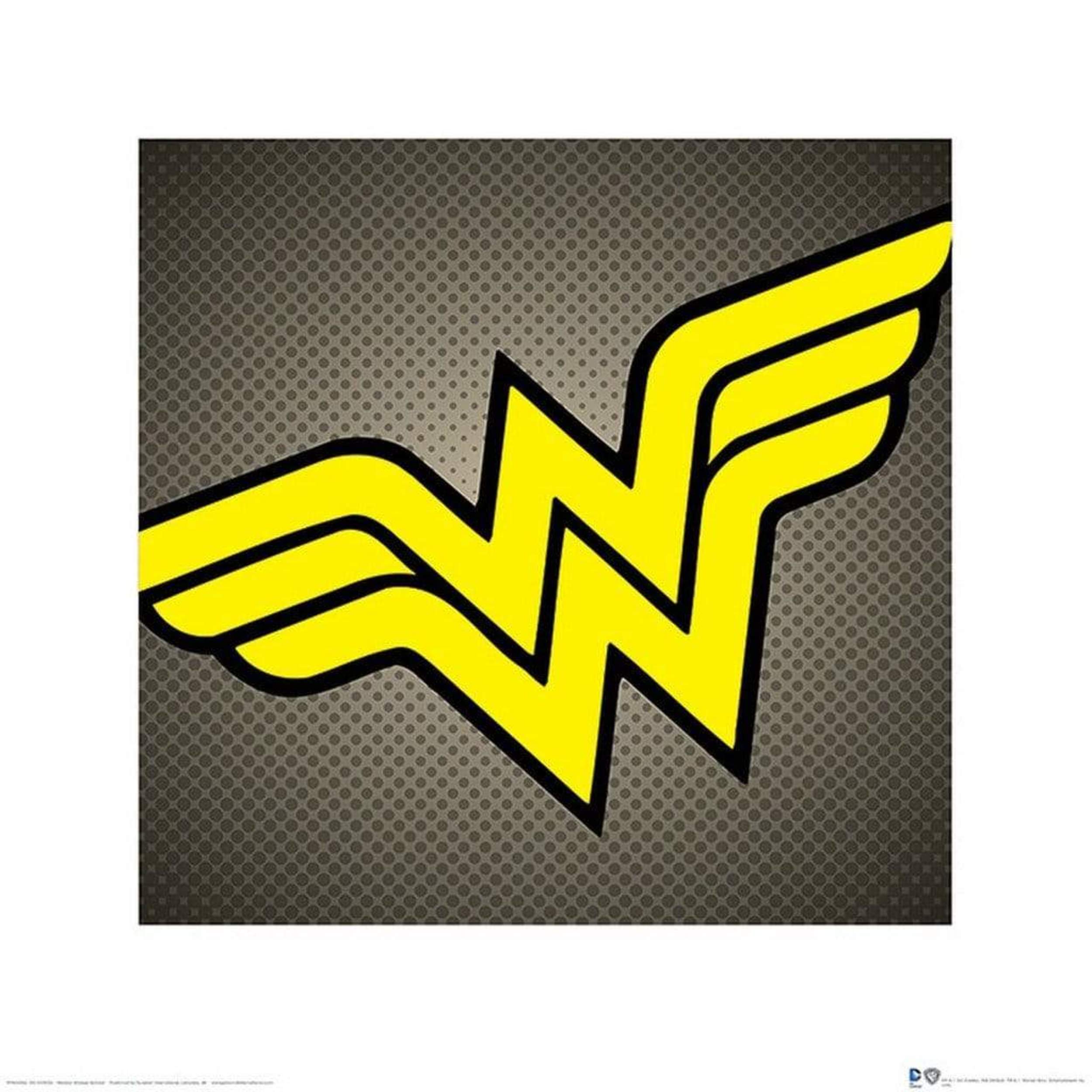 Affiche Art DC Comics - Wonder Woman - Symbol 40x40cm | Leroy Merlin