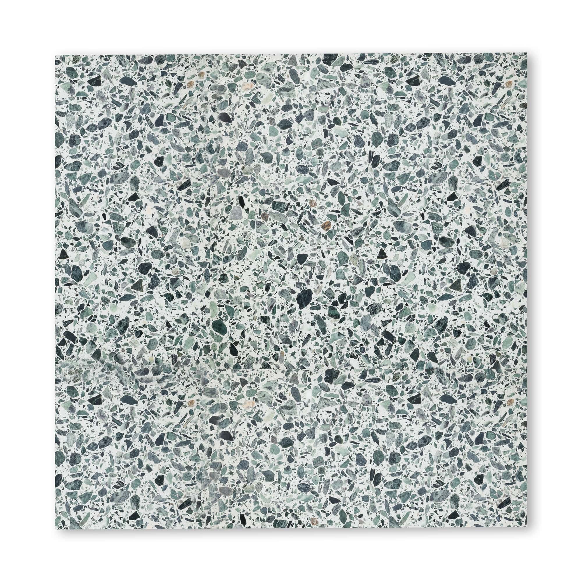 Carrelage Terrazzo véritable Campana 60x60x2 cm (lot de 1,08 m² soit 3 ...