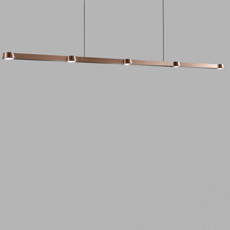 OPTIC LINEAR - suspension led 2m - Light Point - (rose or) | Leroy Merlin
