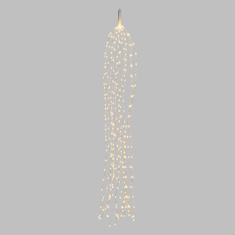 Cascade lumineuse H100cm 300 Micro LED BLANC CHAUD Ø1,5mm Lotti | Leroy ...